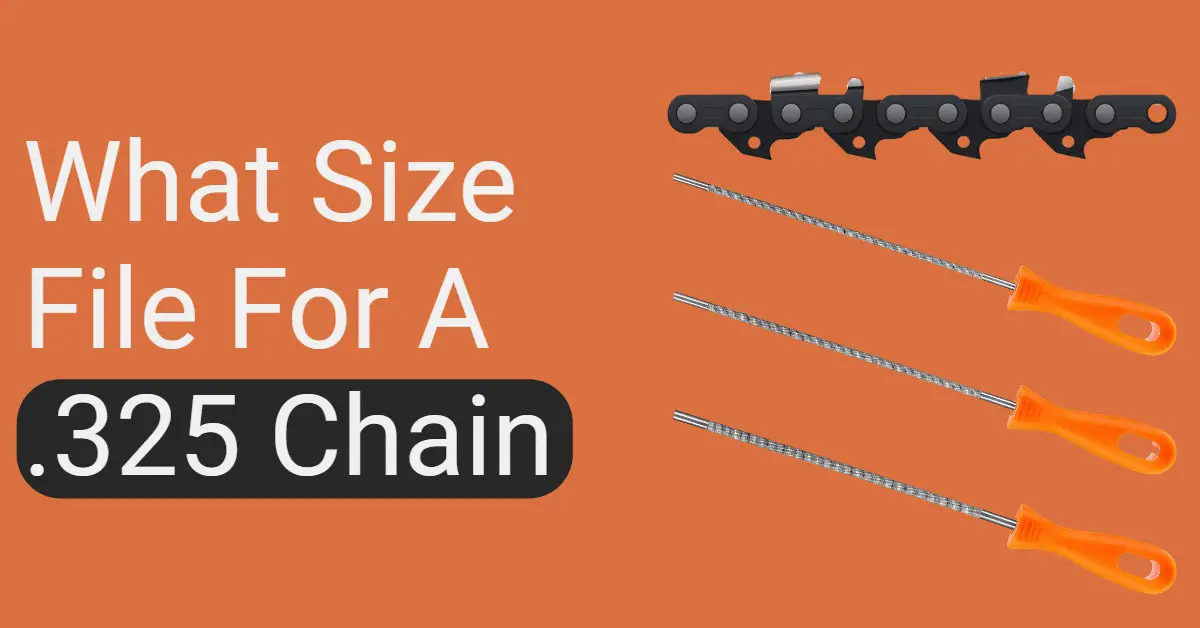 What Size File For A .325 Chain (Explained)